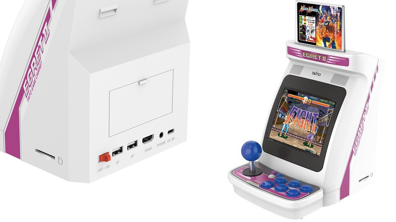 Taito EGRET II Mini arcade console releases in 2022 for the west