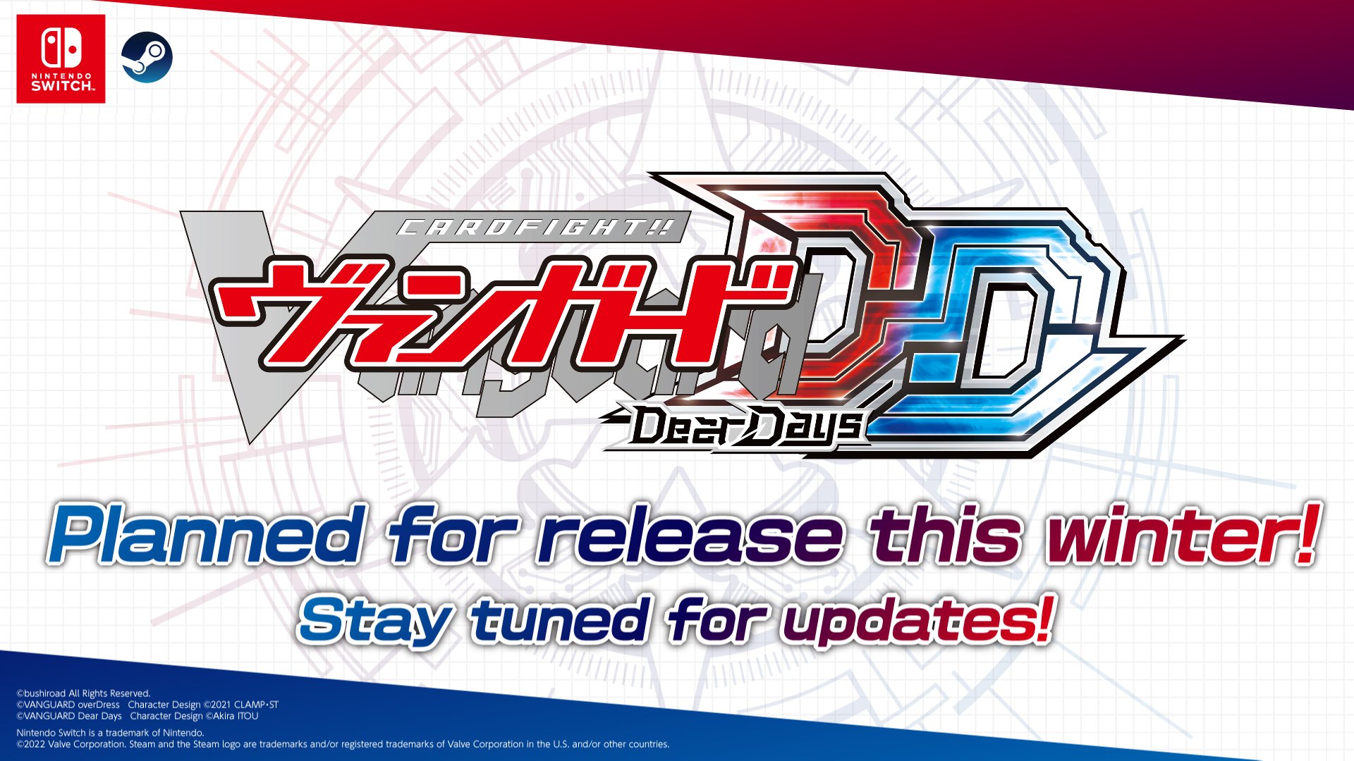 Cardfight!! Vanguard Dear Days announced for Switch and PC