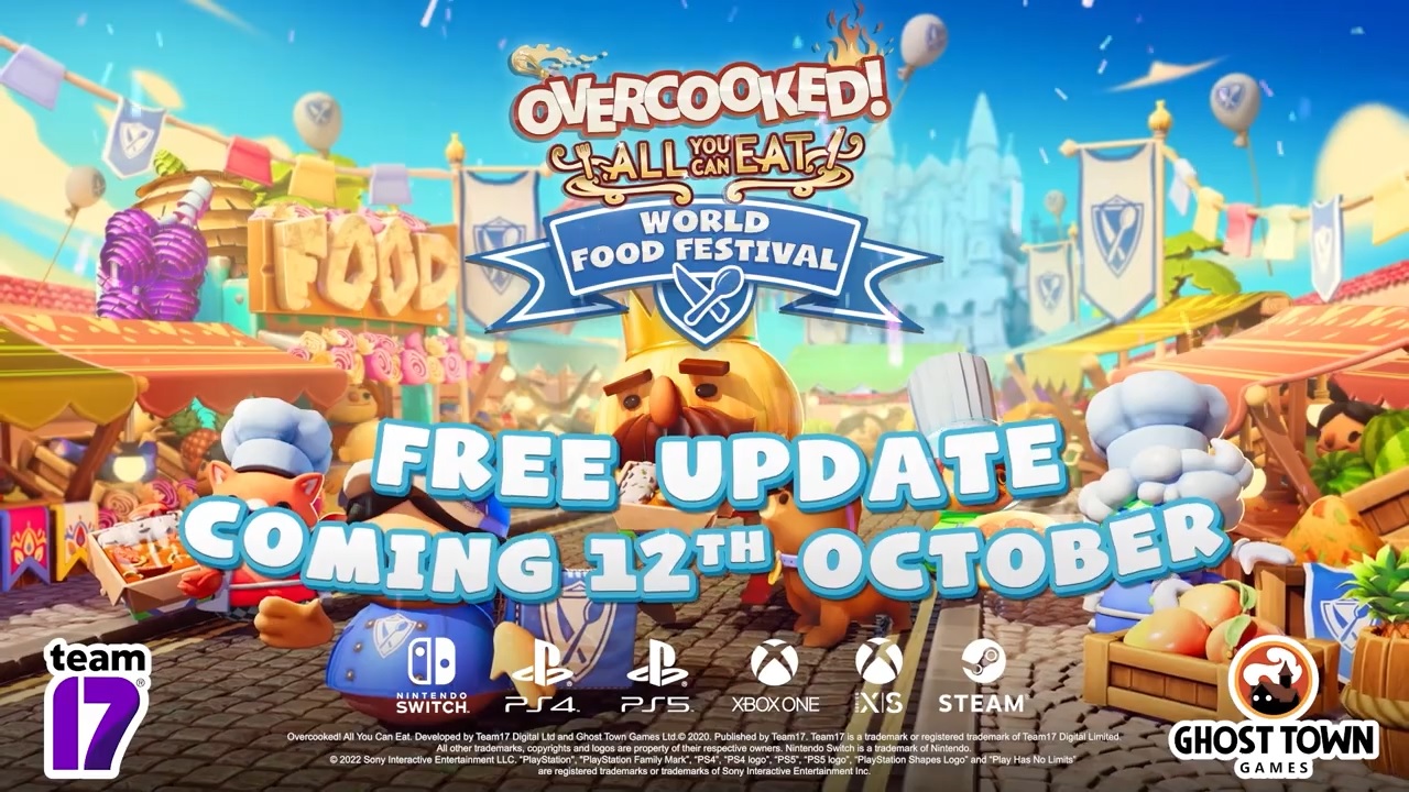 Overcooked! All You Can Eat 'World Food Festival' update releases ...