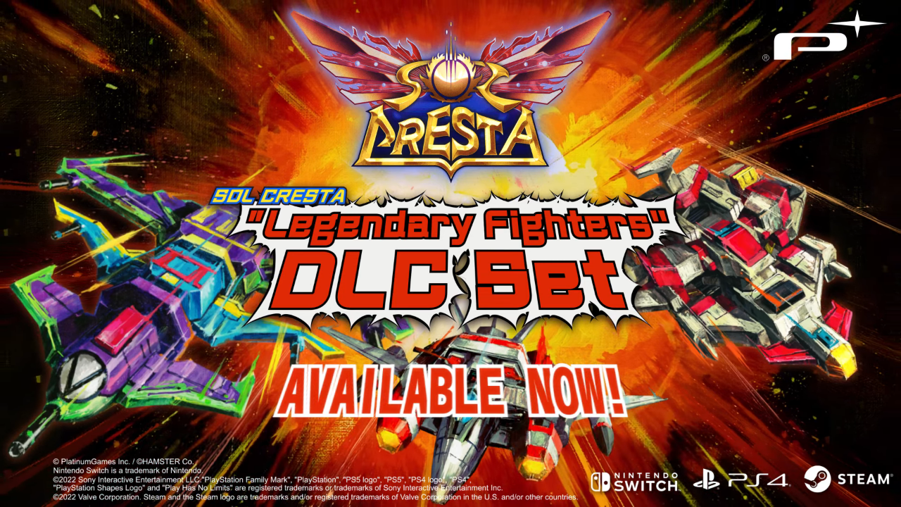 Sol Cresta "Legendary Fighters" DLC Set Available Now