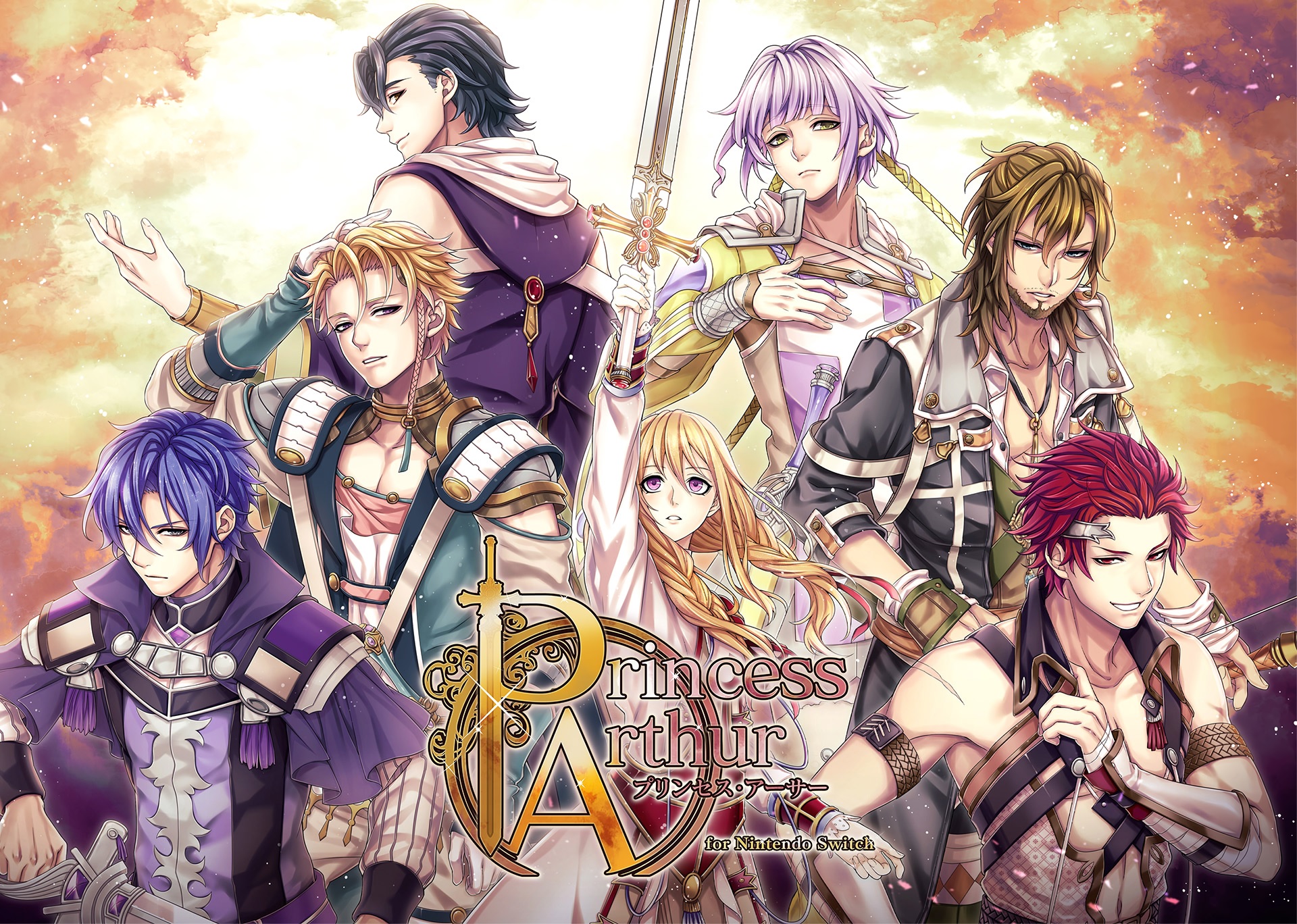 Otome Visual Novel Princess Arthur Releases May 25 for Switch in Japan