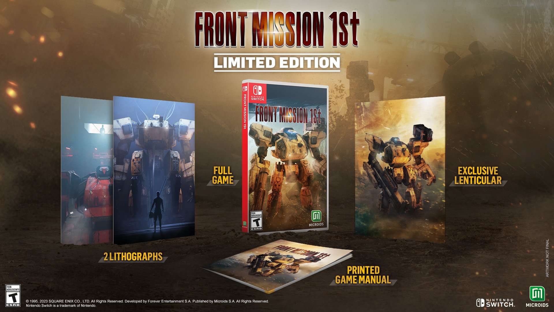 Front Mission 1st: Remake Gets a Physical Edition This Summer