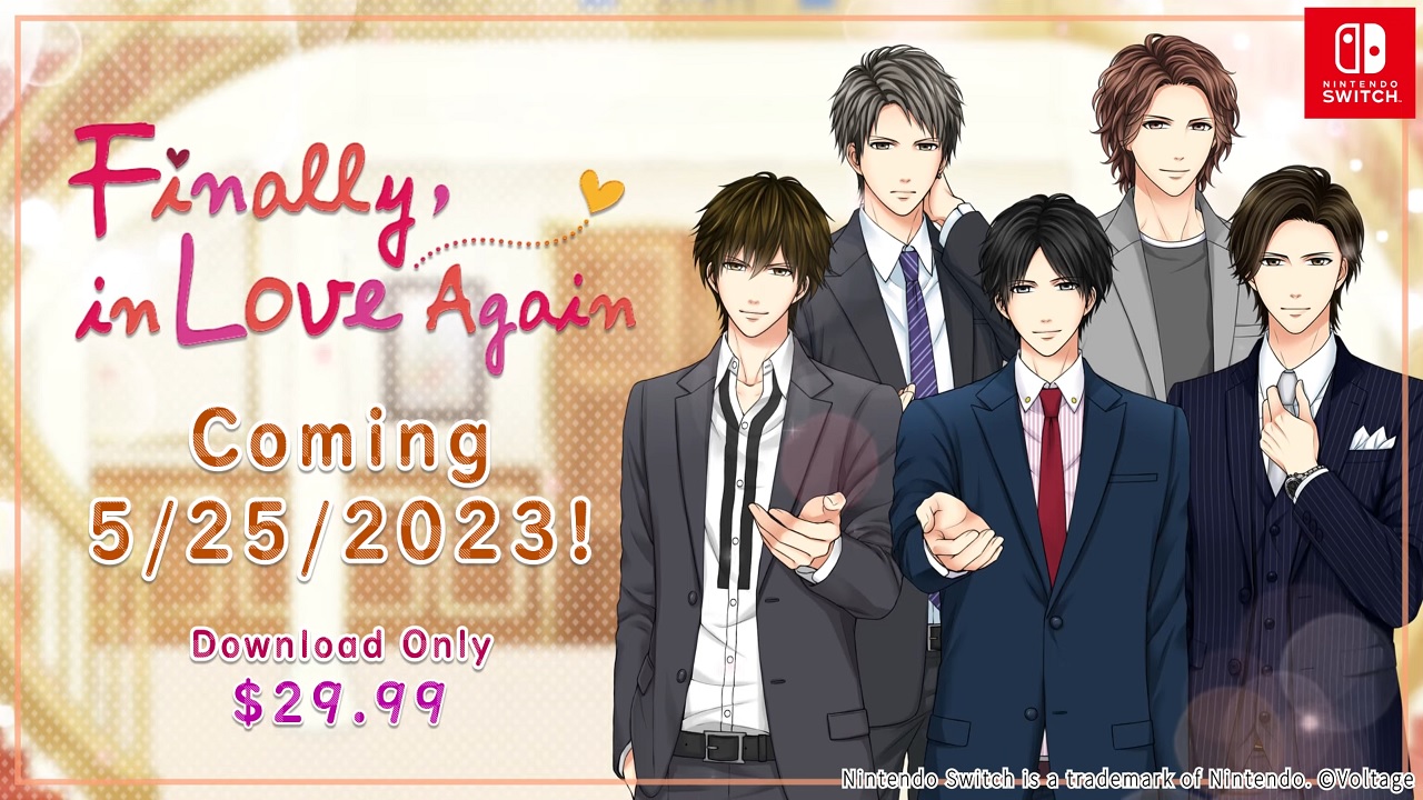Otome Visual Novel Finally in Love Again is Coming to Switch
