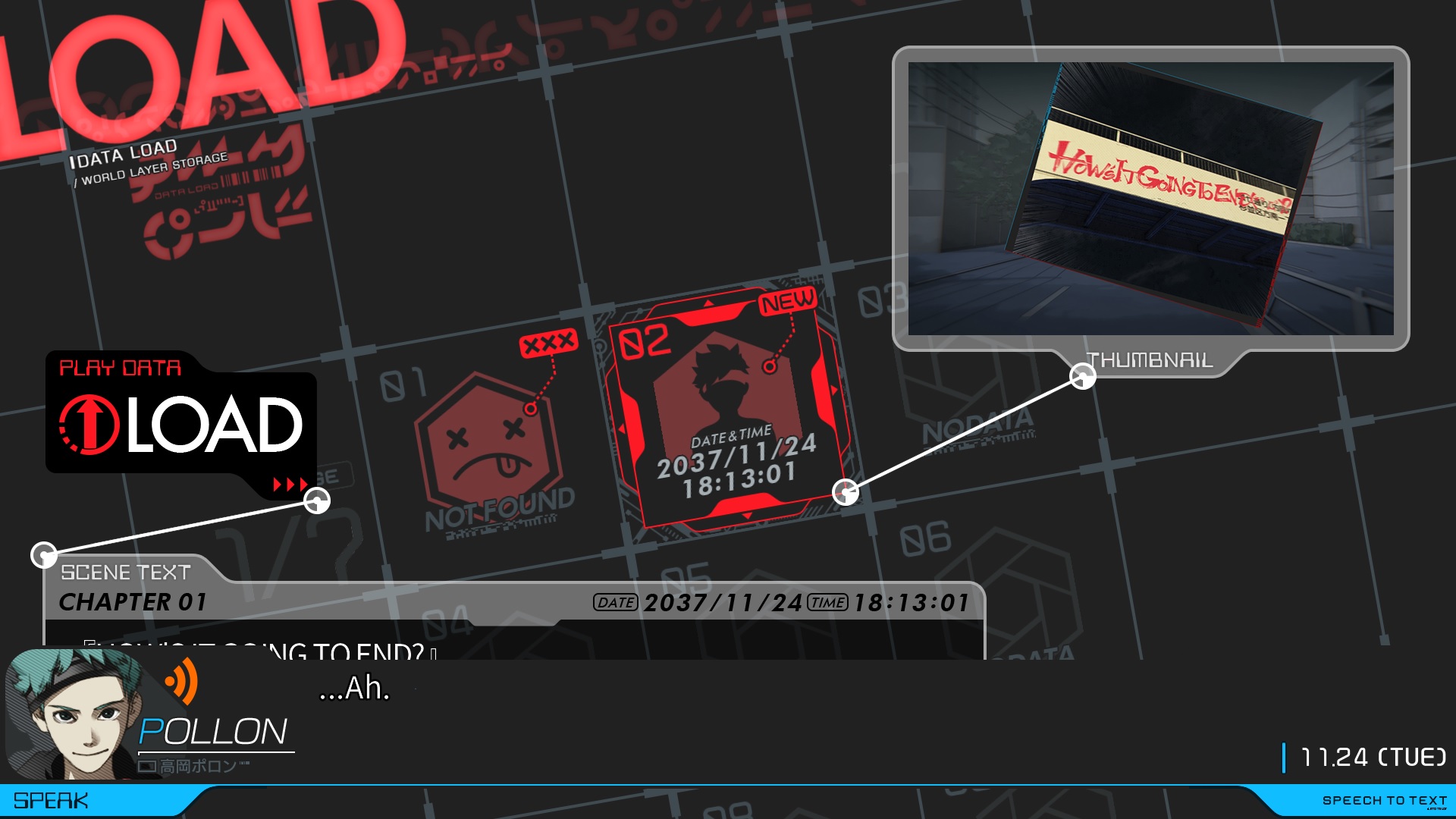 ANONYMOUS;CODE Trailer Highlights Saving, Loading, and Hacking Trigger