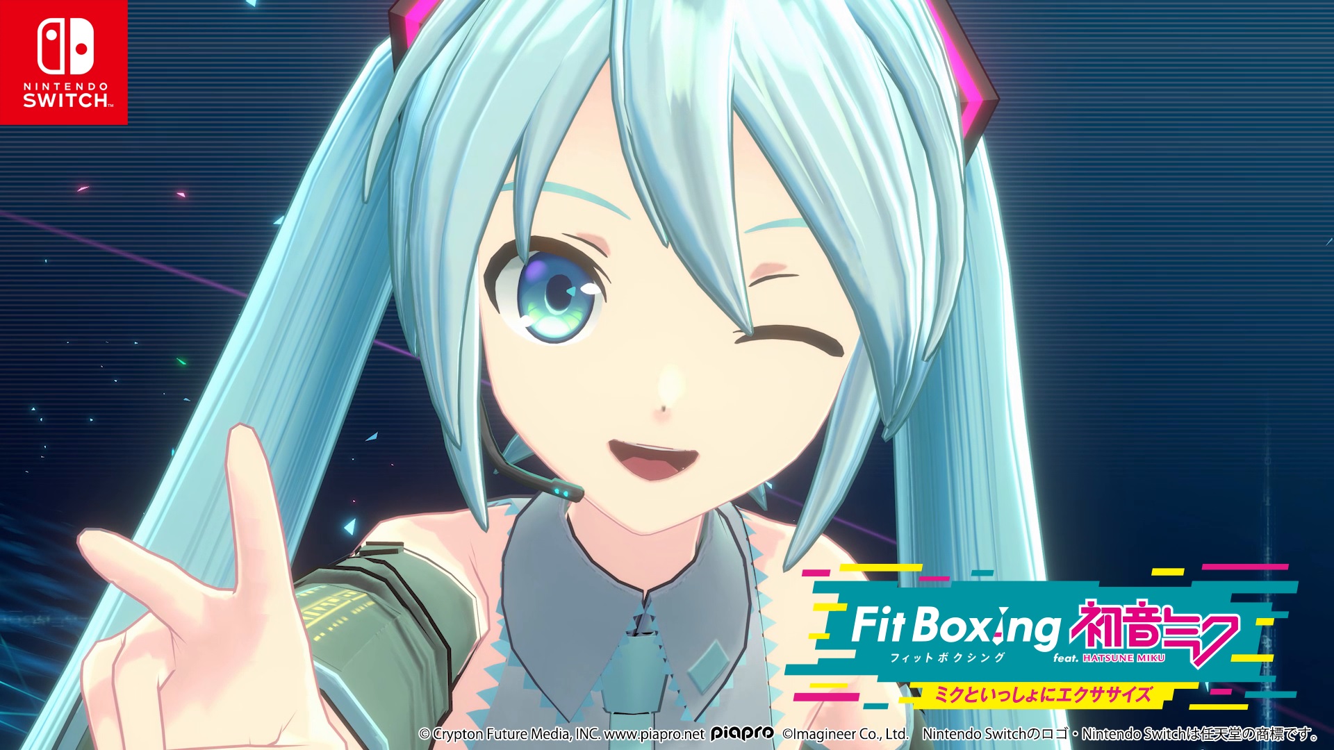 Fitness Boxing Feat. Hatsune Miku Announced for Switch