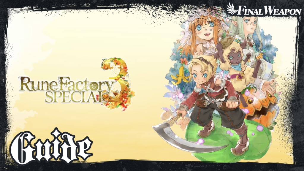 Rune Factory 3 Special: How to Marry Pia