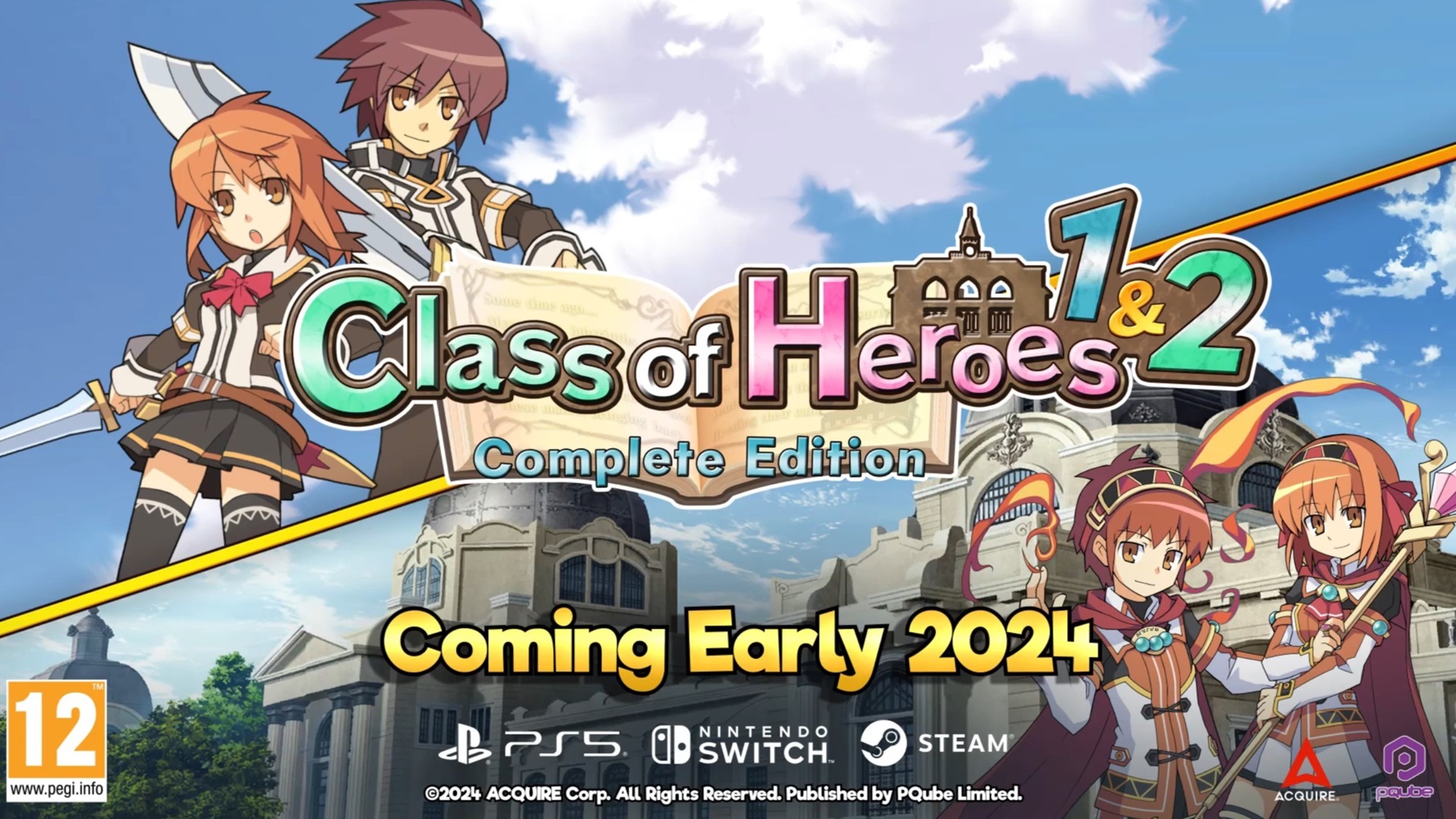 Class of Heroes 1 & 2: Complete Edition Announced
