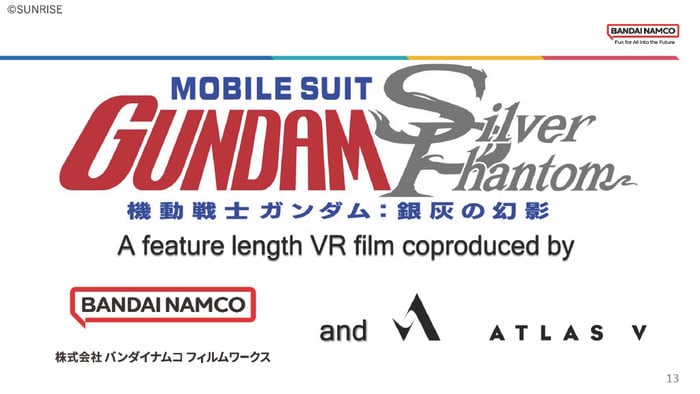 Mobile Suit Gundam Silver Phantom VR Anime Project Announced
