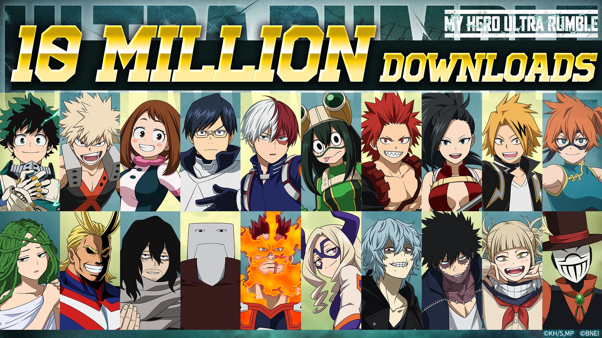 My Hero Ultra Rumble Surpasses 10 Million Downloads