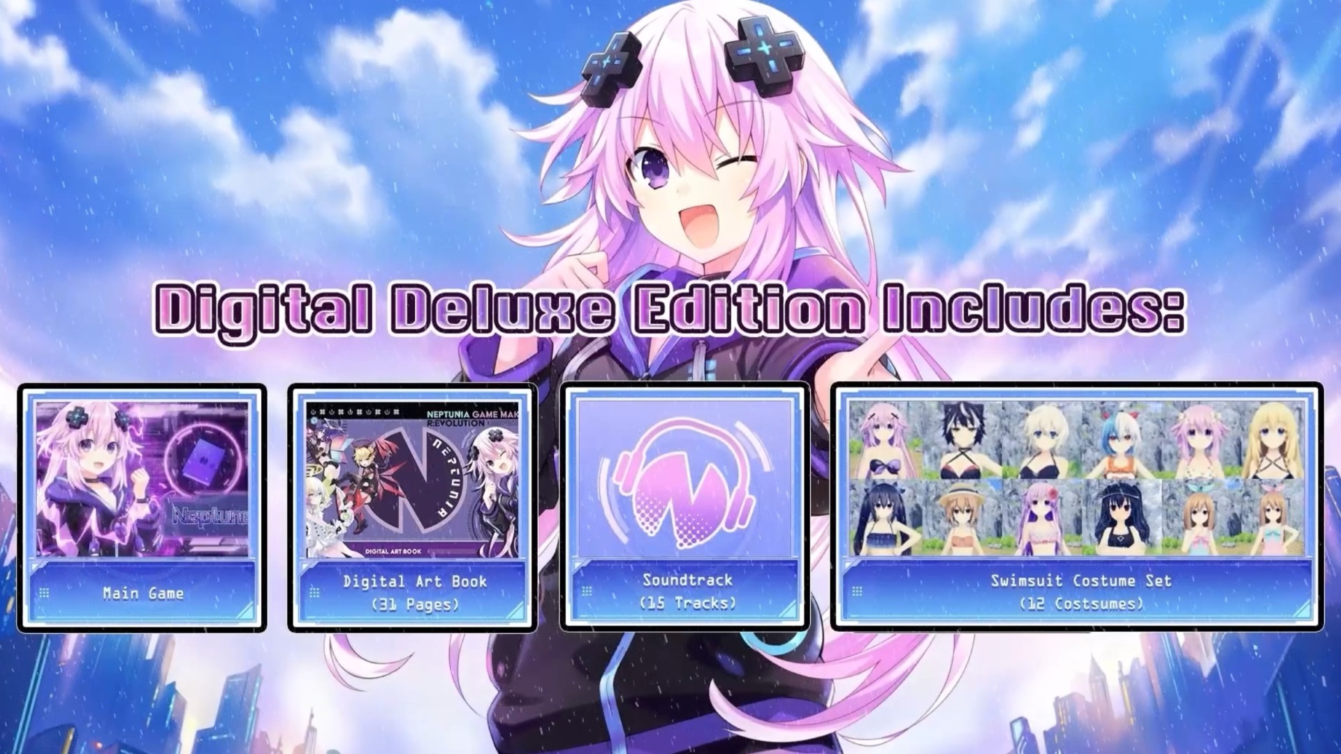 Neptunia Game Maker R:Evolution Digital Deluxe Edition Revealed