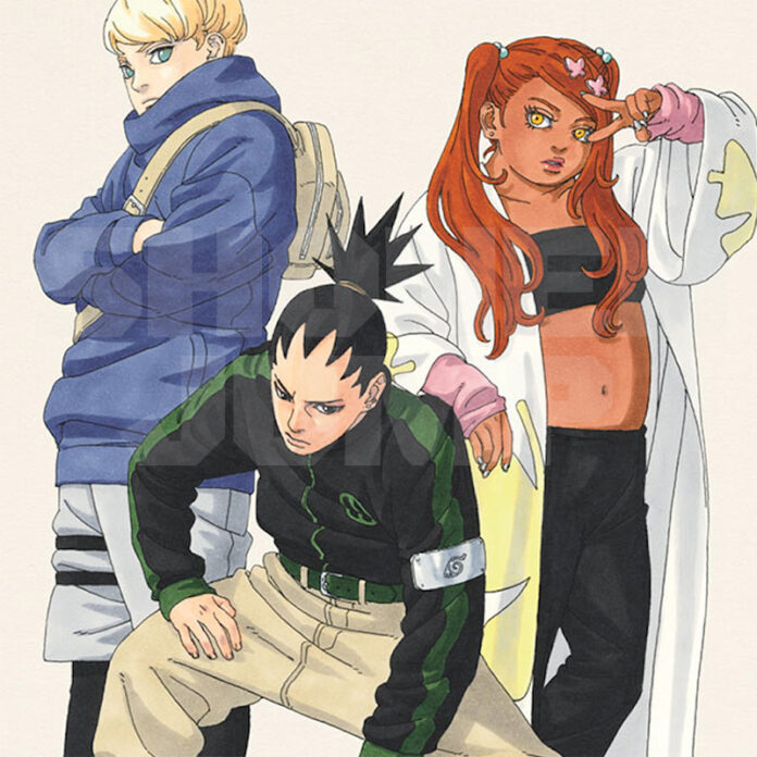 Shikadai Nara - Two Blue Vortex Minecraft Skin