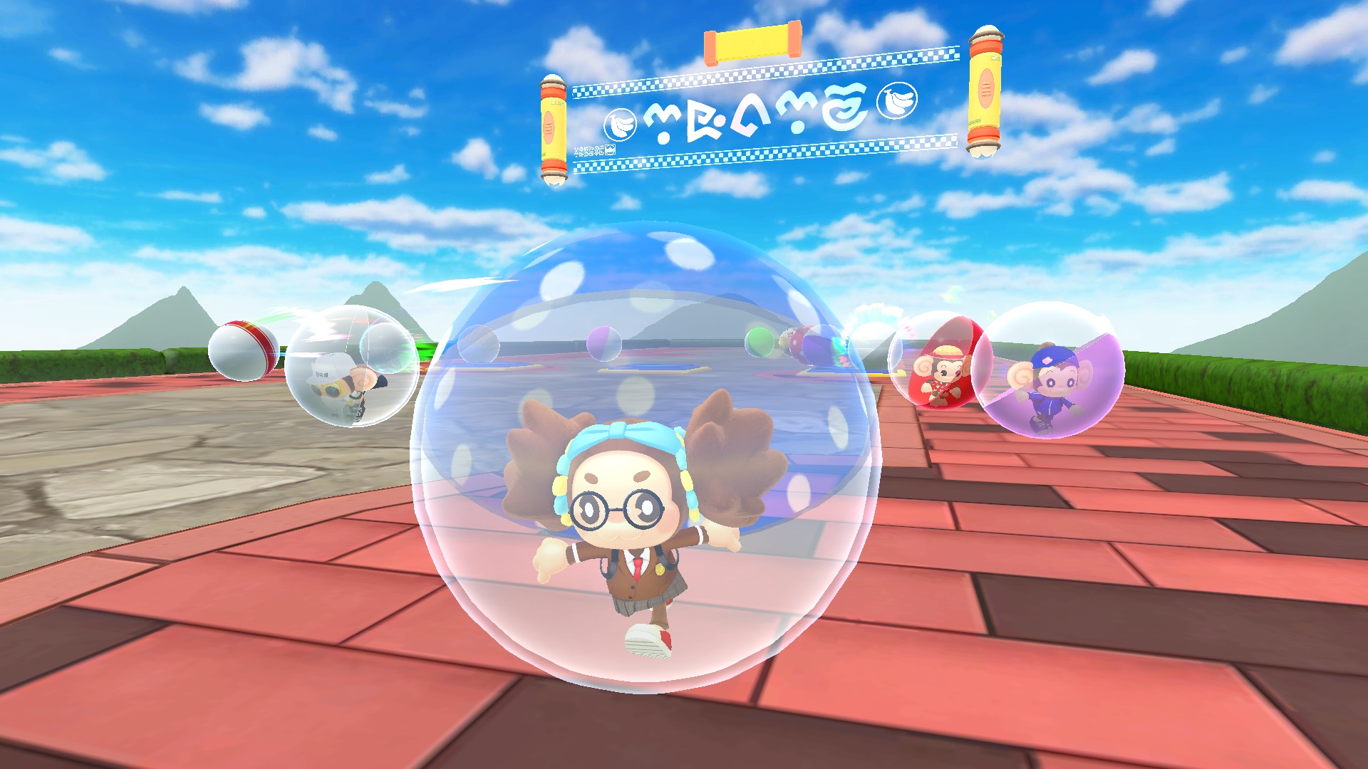 Super Monkey Ball Banana Rumble Reveals Characters & Special Costume