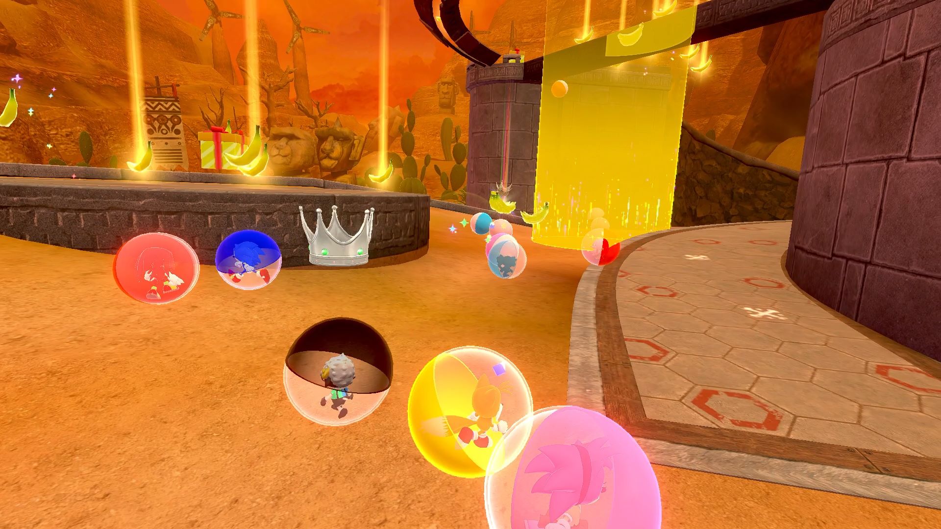 Super Monkey Ball Banana Rumble Reveals New Sonic Team DLC