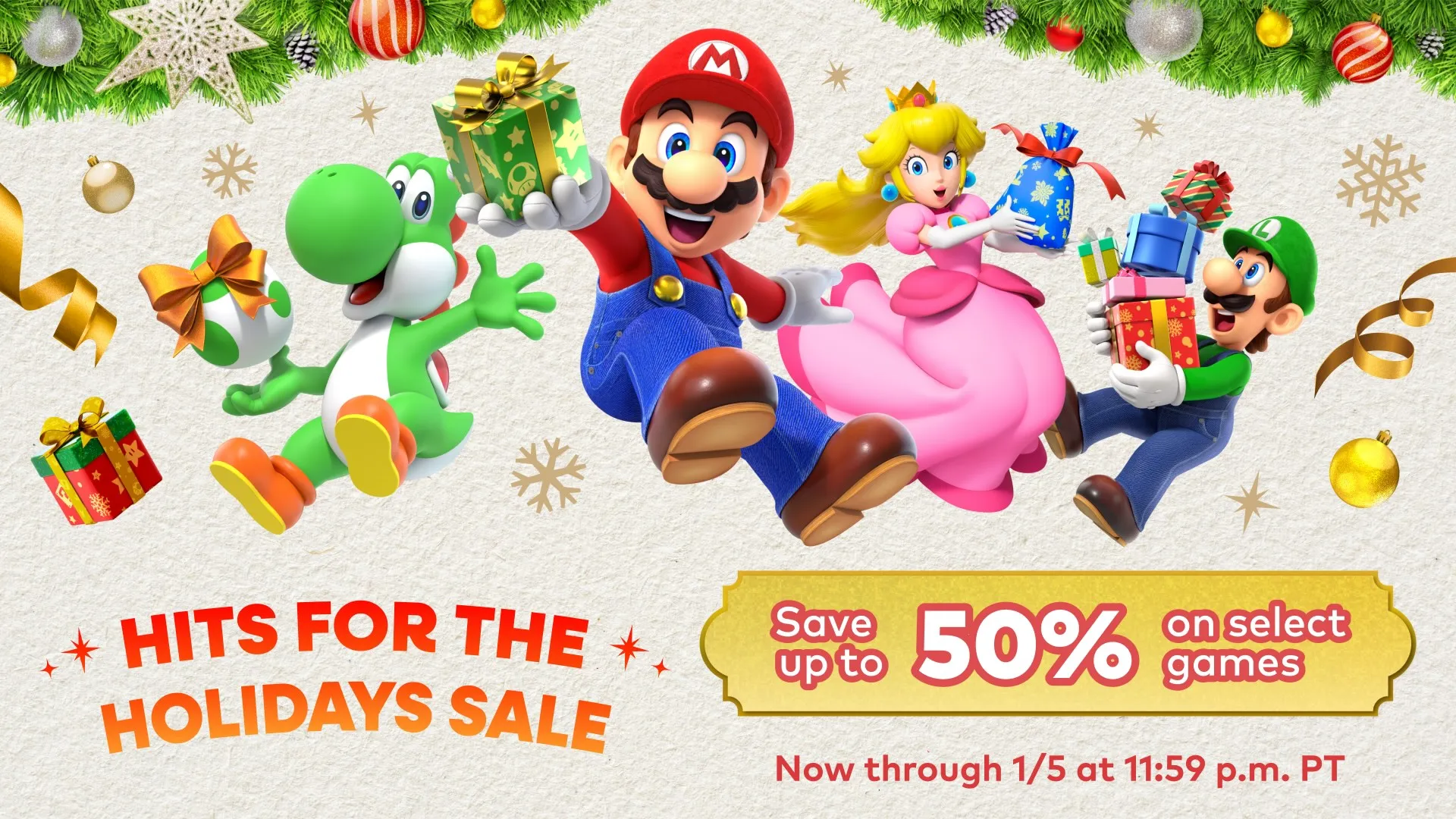 Nintendo Hits for the Holidays Sale Now Live Until January 5