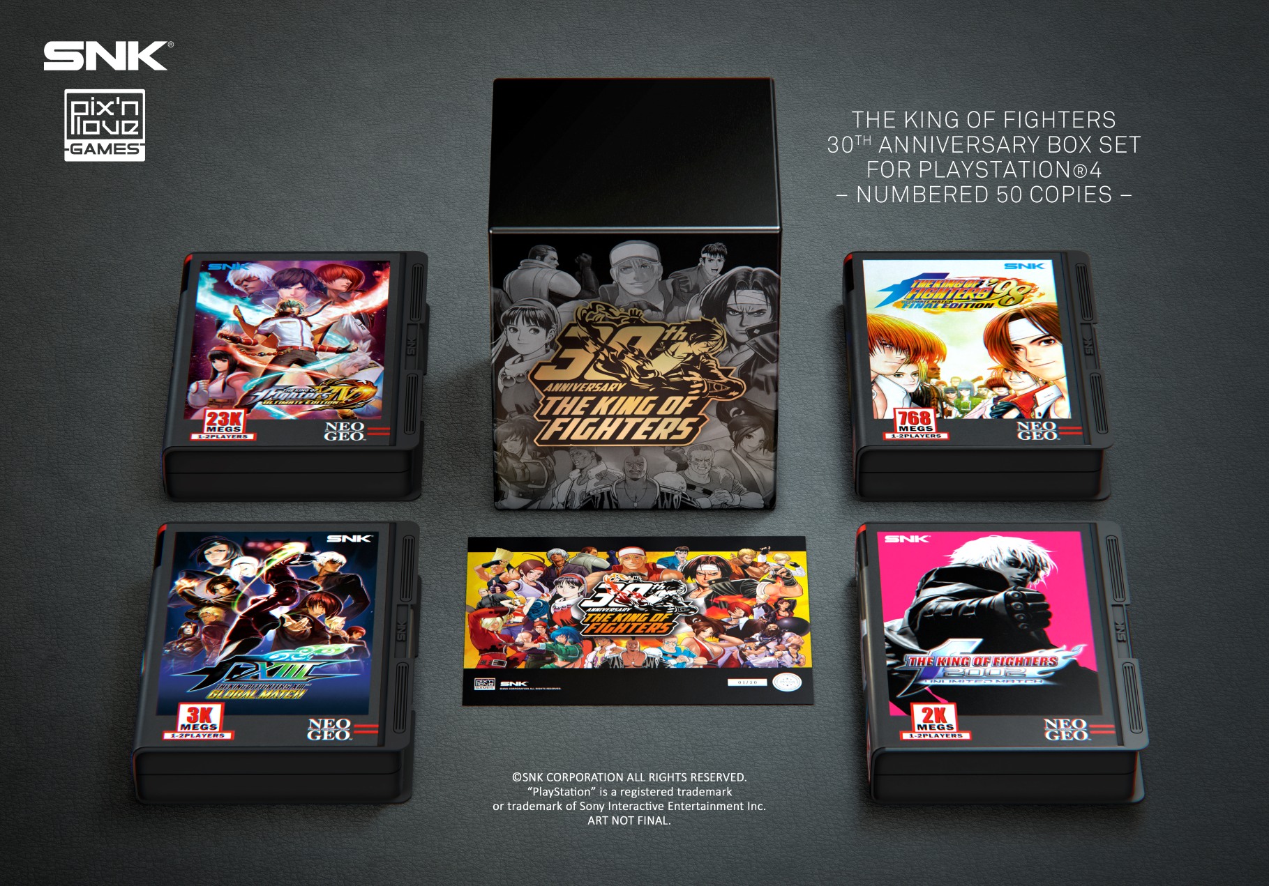 Snk和Pix'n Love揭示了战士之王30周年的身体释放