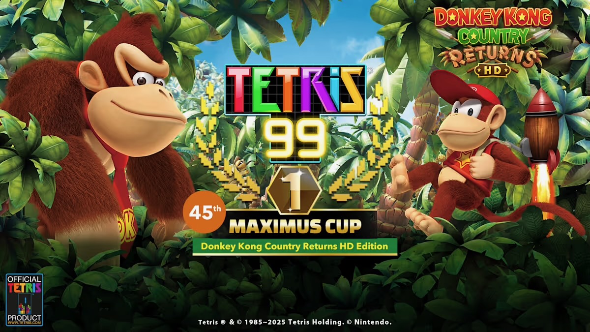 Tetris 99 Reveals New Donkey Kong Country Returns HD Collaboration