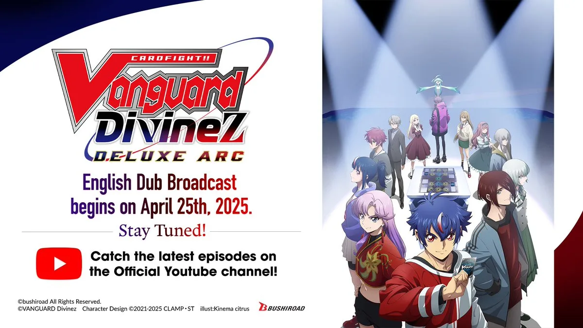 Cardfight!! Vanguard DivineZ Deluxe Arc English Dub Premieres on April 25