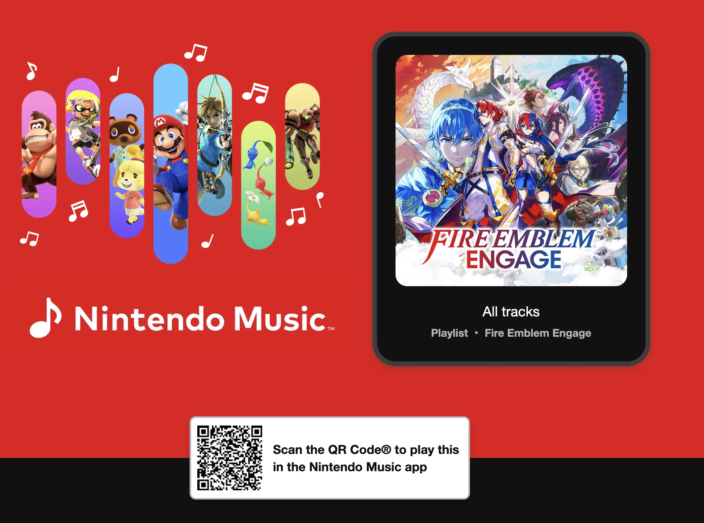 Fire Emblem Engage Soundtrack Added to Nintendo Music