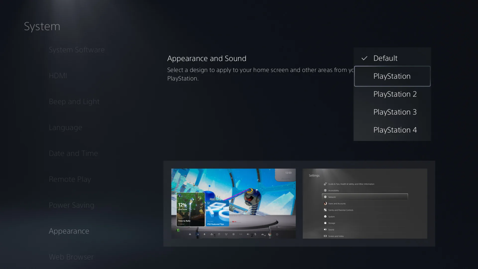 New PlayStation 5 Update Features Return of Classic Console UI Designs