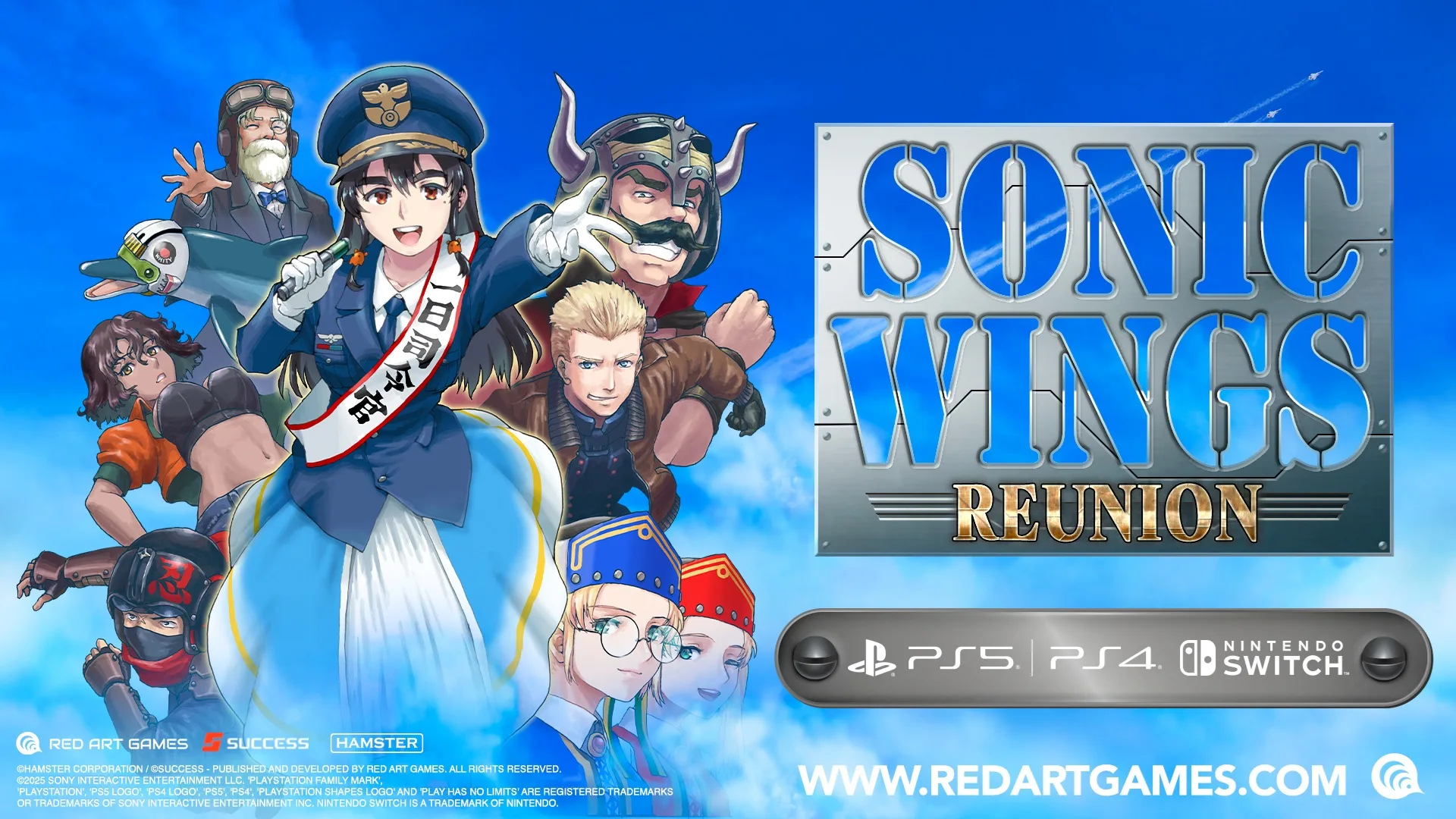 Sonic Wings Reunion Launches October 7 in the West