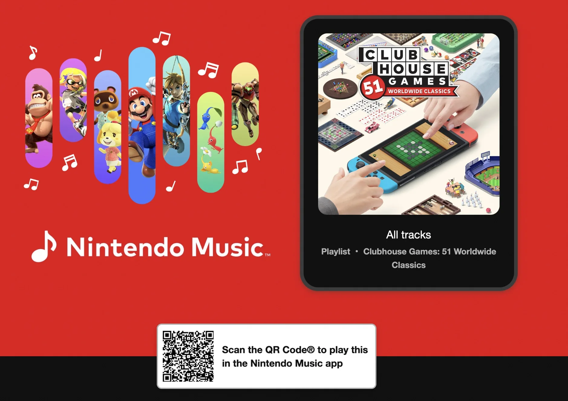 Nintendo Music Adds Clubhouse Games: 51 Worldwide Classics Soundtrack