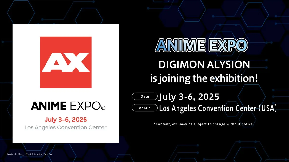 Digimon Alysion Mobile Card Game Joins Anime Expo 2025 Lineup