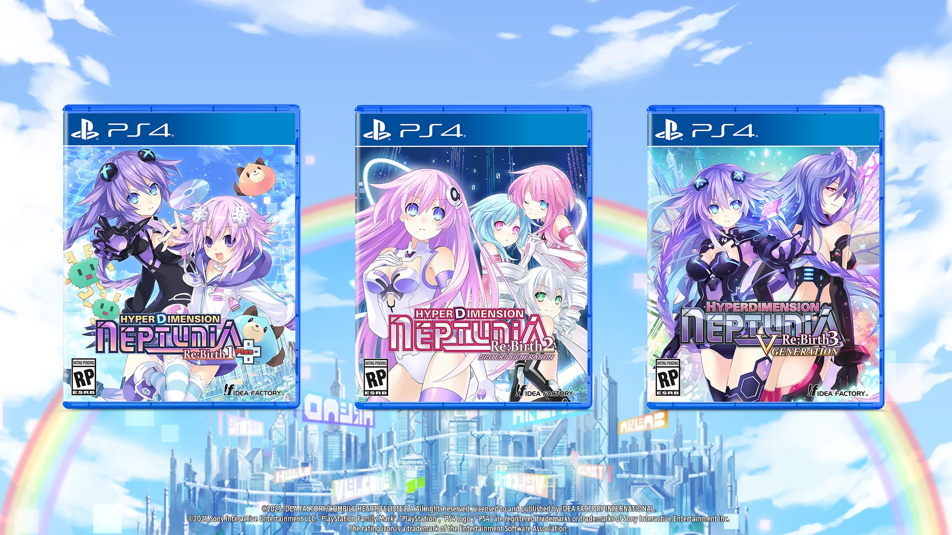 高次元のneptunia re;出生3部作は2025年秋にPS4に向かいます - Gamingdeputy Japan