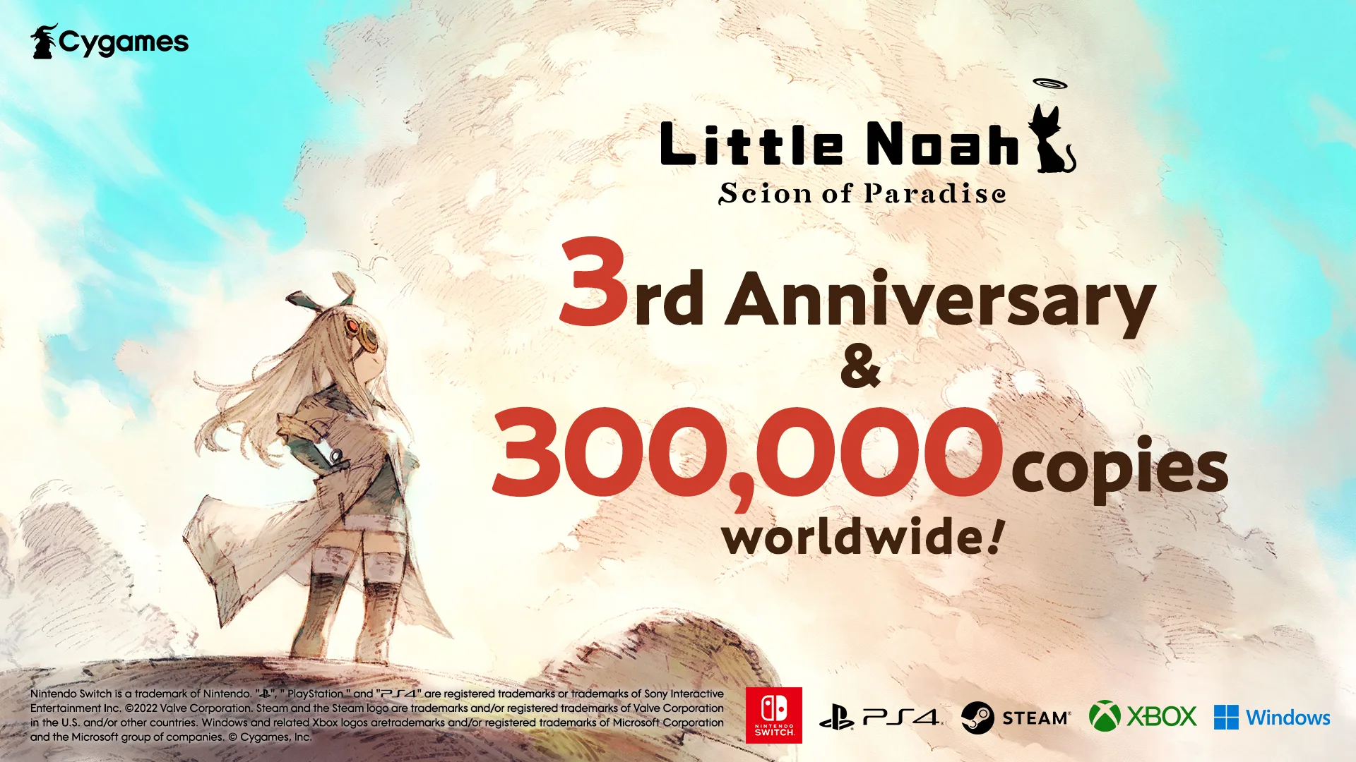 Little Noah: Scion of Paradise Surpasses 300,000 Copies Sold