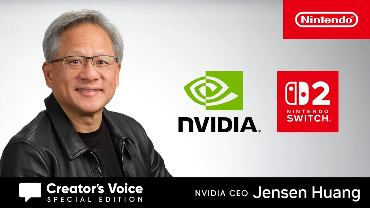 NVIDIA CEO Jensen Huang Speaks on Nintendo Switch 2 and Satoru Iwata