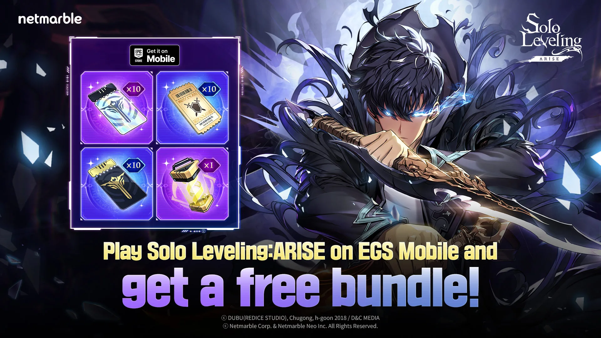 Solo Leveling: ARISE is Out Now for Epic Games Store on Mobile