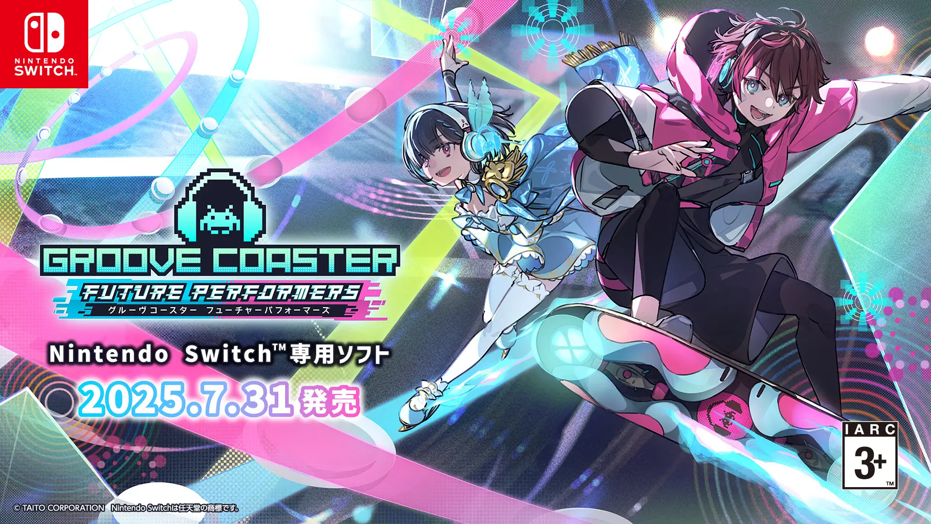 Groove Coaster: Future Performers Releases on July 31 for Switch in Japan