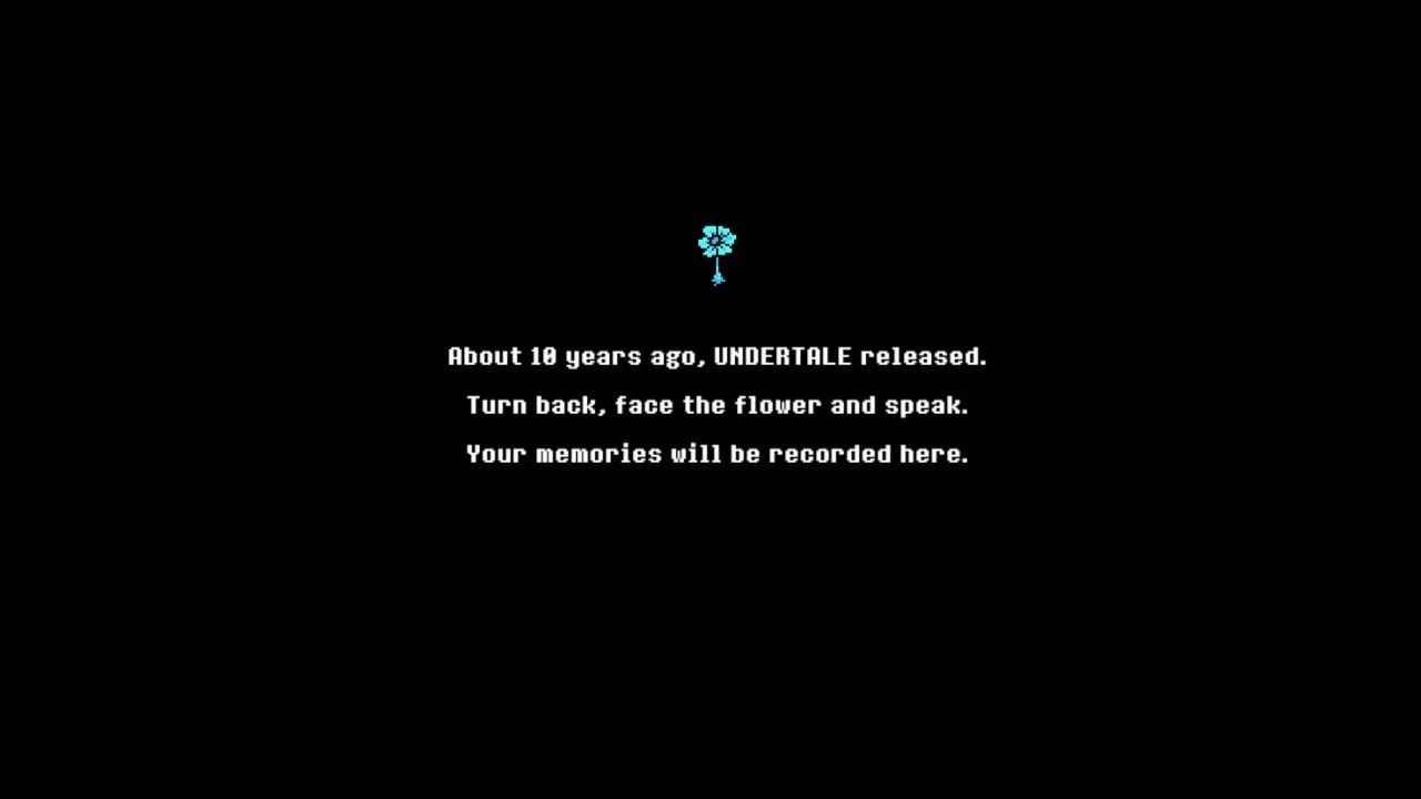 Undertale 10th Anniversary Memories 웹 사이트가 열렸습니다 - GAMINGDEPUTY KOREA