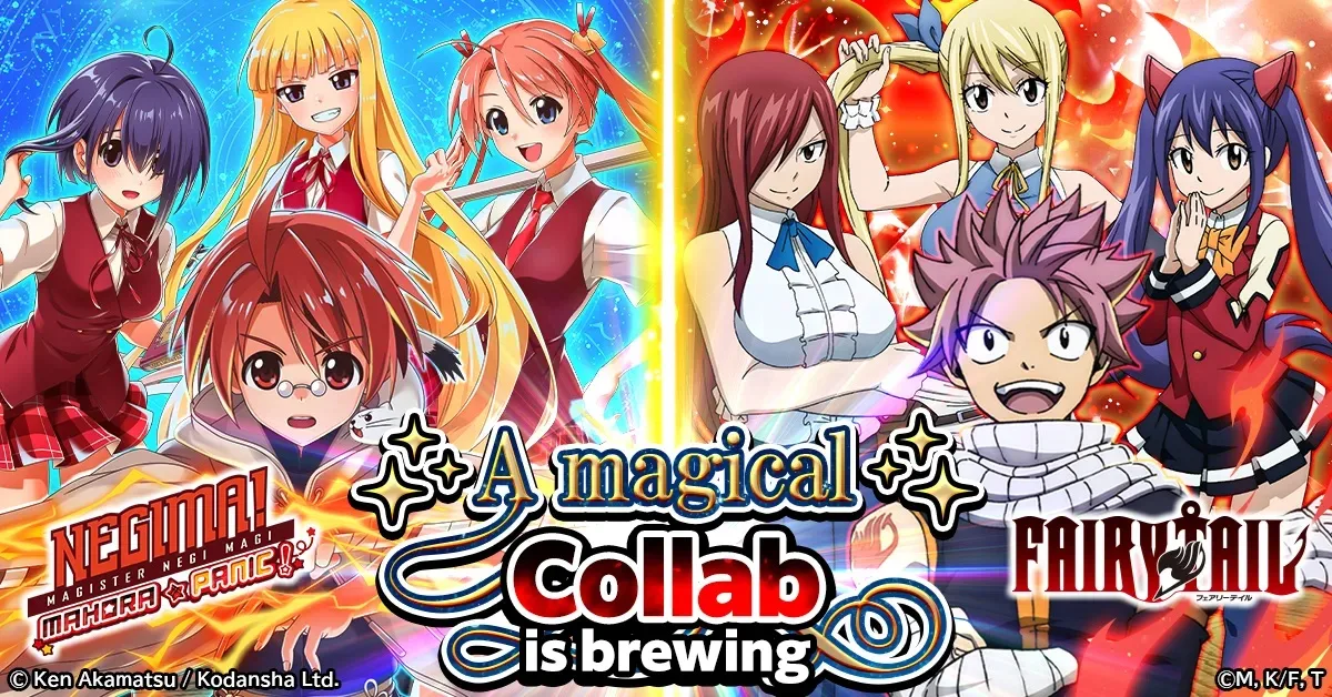 Negima Magister Negi Magi - Mahora Panic ogłasza współpracę Fairy Tail ...