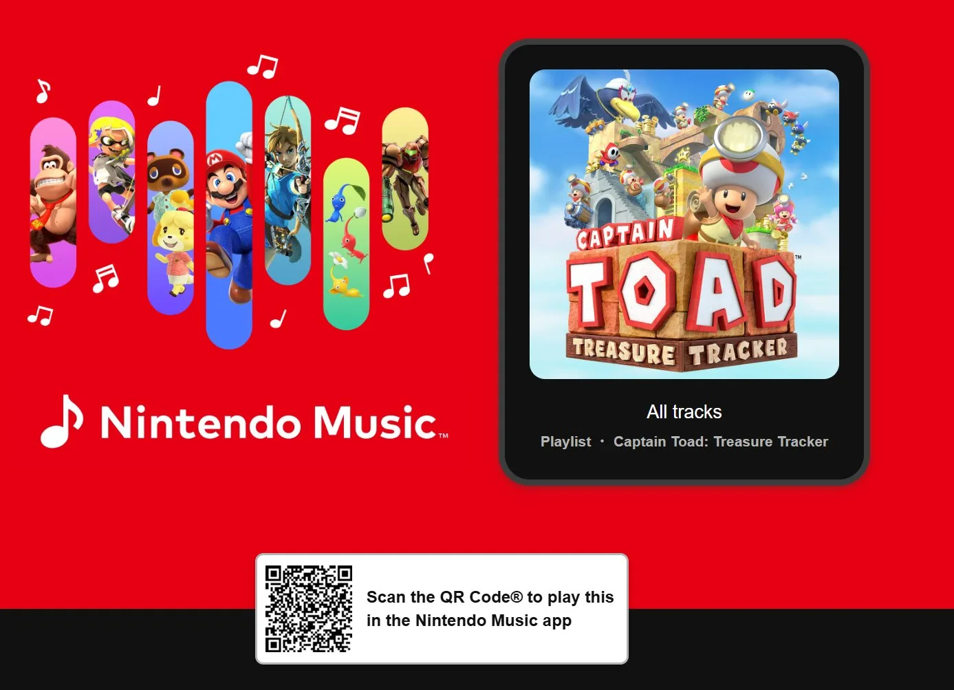 Nintendo Music Adds Captain Toad: Treasure Tracker Soundtrack