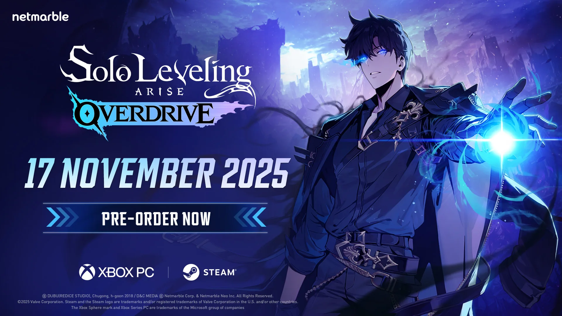 Solo Leveling: ARISE OVERDRIVE Launches November 17, Pre-Orders Now ...
