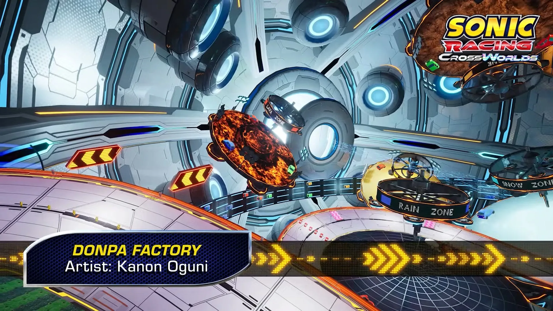 Sonic Racing: CrossWorlds Releases Donpa Factory OST Video