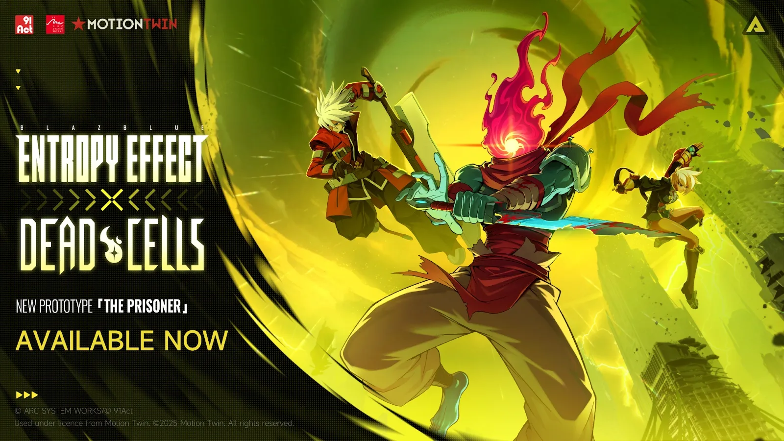 BlazBlue Entropy Effect Launches Dead Cells Collaboration