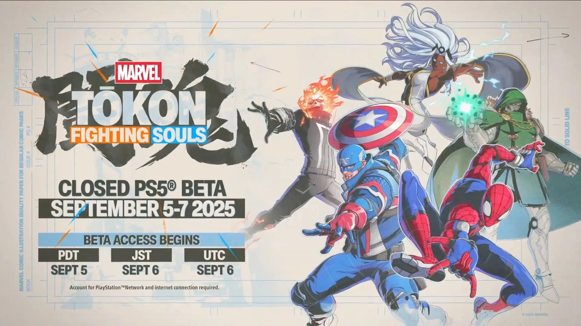 MARVEL Tōkon: Fighting Souls Closed Beta Test to be Held in Four Sessions