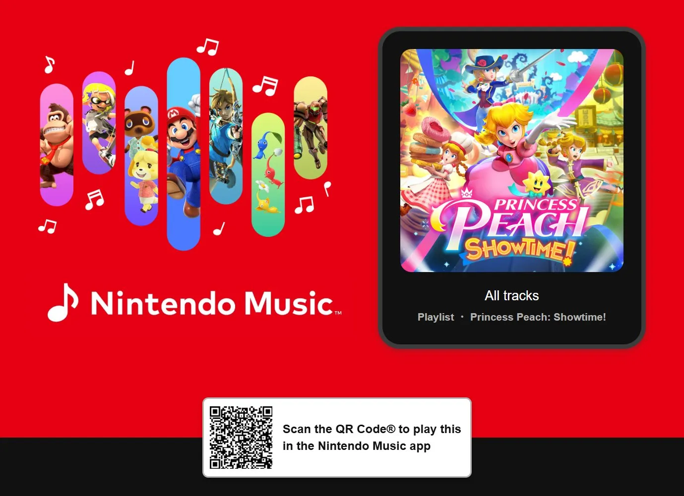 Nintendo Music Adds Princess Peach: Showtime! Soundtrack
