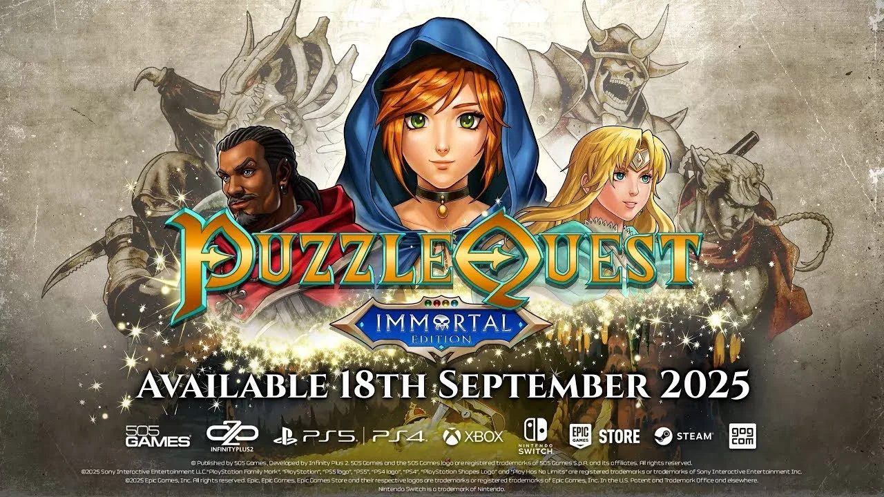 Puzzle Quest: Immortal Edition Revealed, Launches September 18
