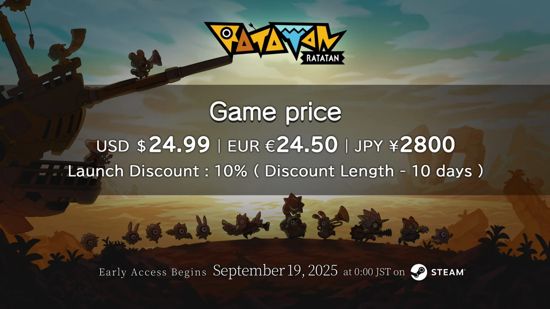 Ratatan Reveals $24.99 Launch Price and Update Roadmap