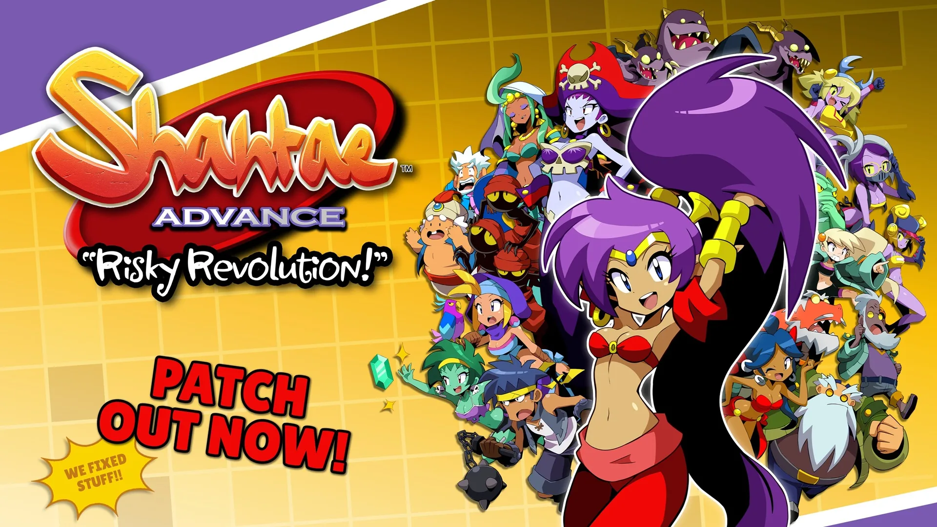 Shantae Advance: Risky Revolution Update Now Available on All Platforms