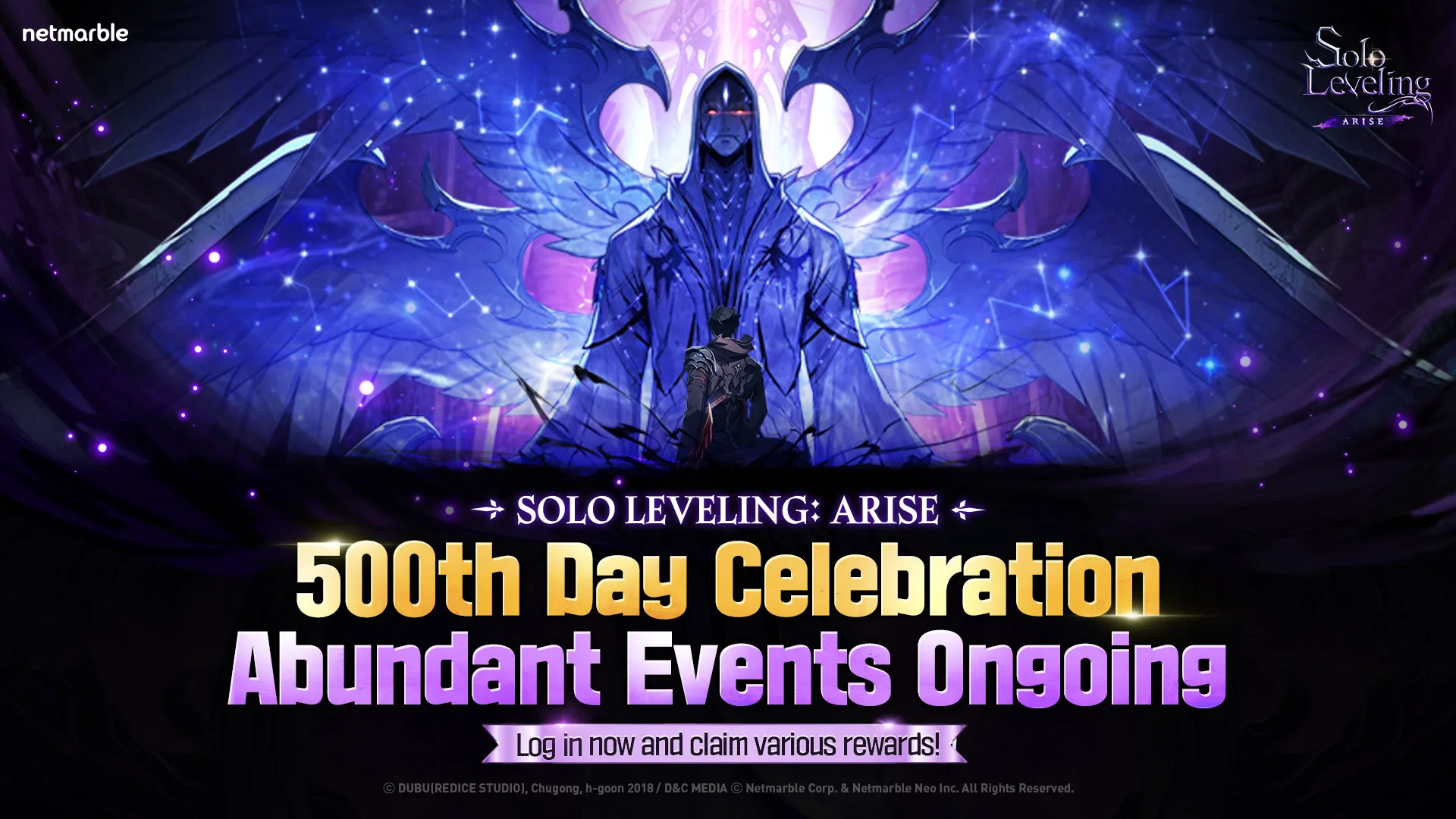 Solo Leveling: ARISE Launches 500th Day Celebration Events