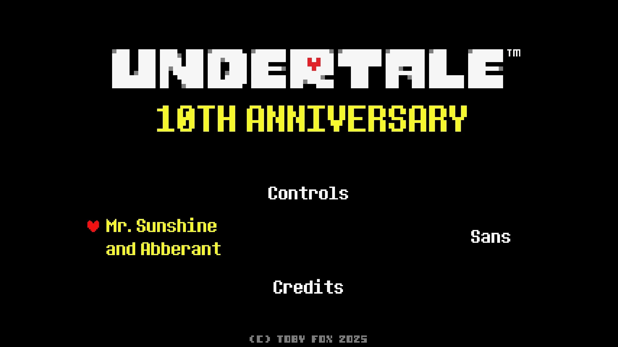 Undertale Releases New 10th Anniversary Battles and Music